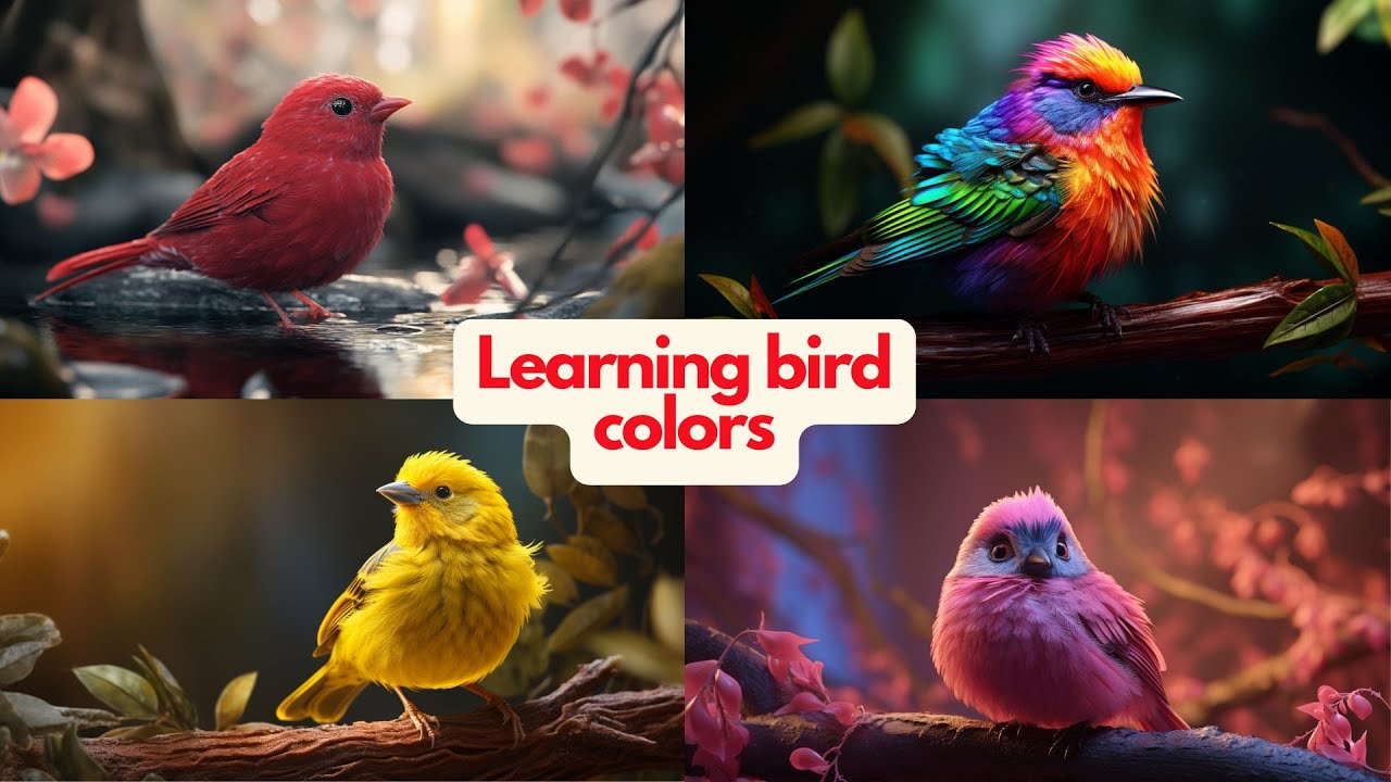 Bird Colors | Color For Kids | Kindergarten - YouTube