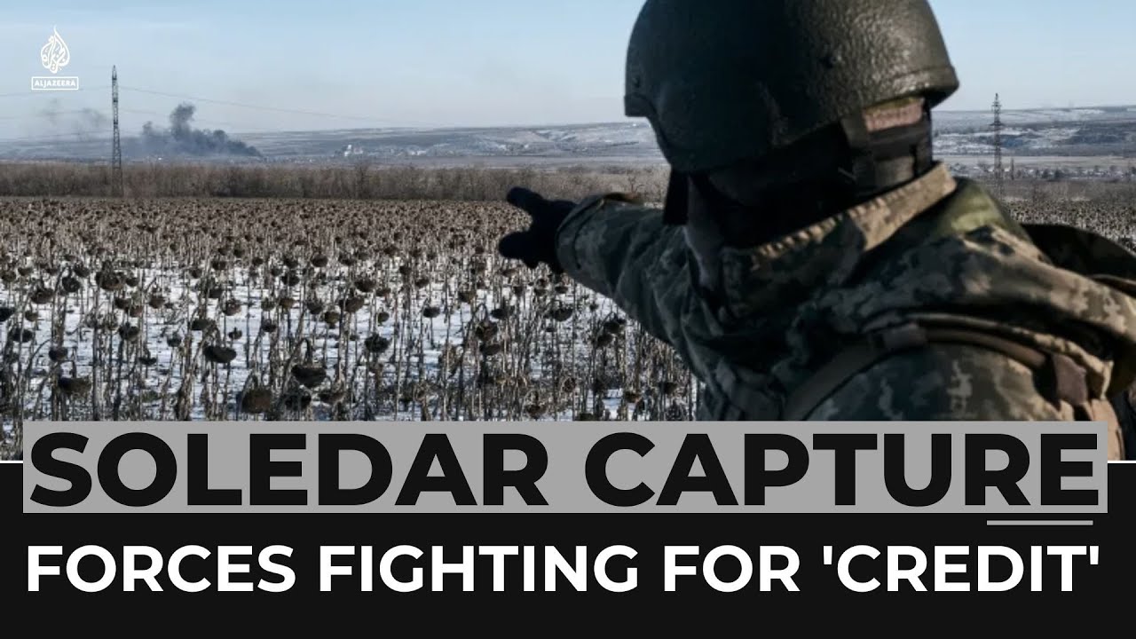Russian forces fighting for 'credit' over capture of Soledar - YouTube