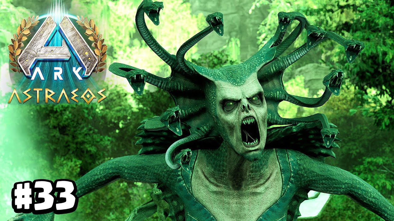 BATALHA COM O BOSS MEDUSA! FOI TENSA! - MAPA ASTRAEOS - ARK:SURVIVAL ...