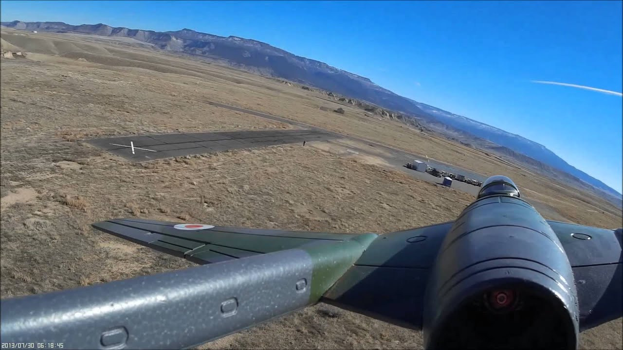 Hobby King Durafly deHavilland Vampire LTD. RC Plane - YouTube
