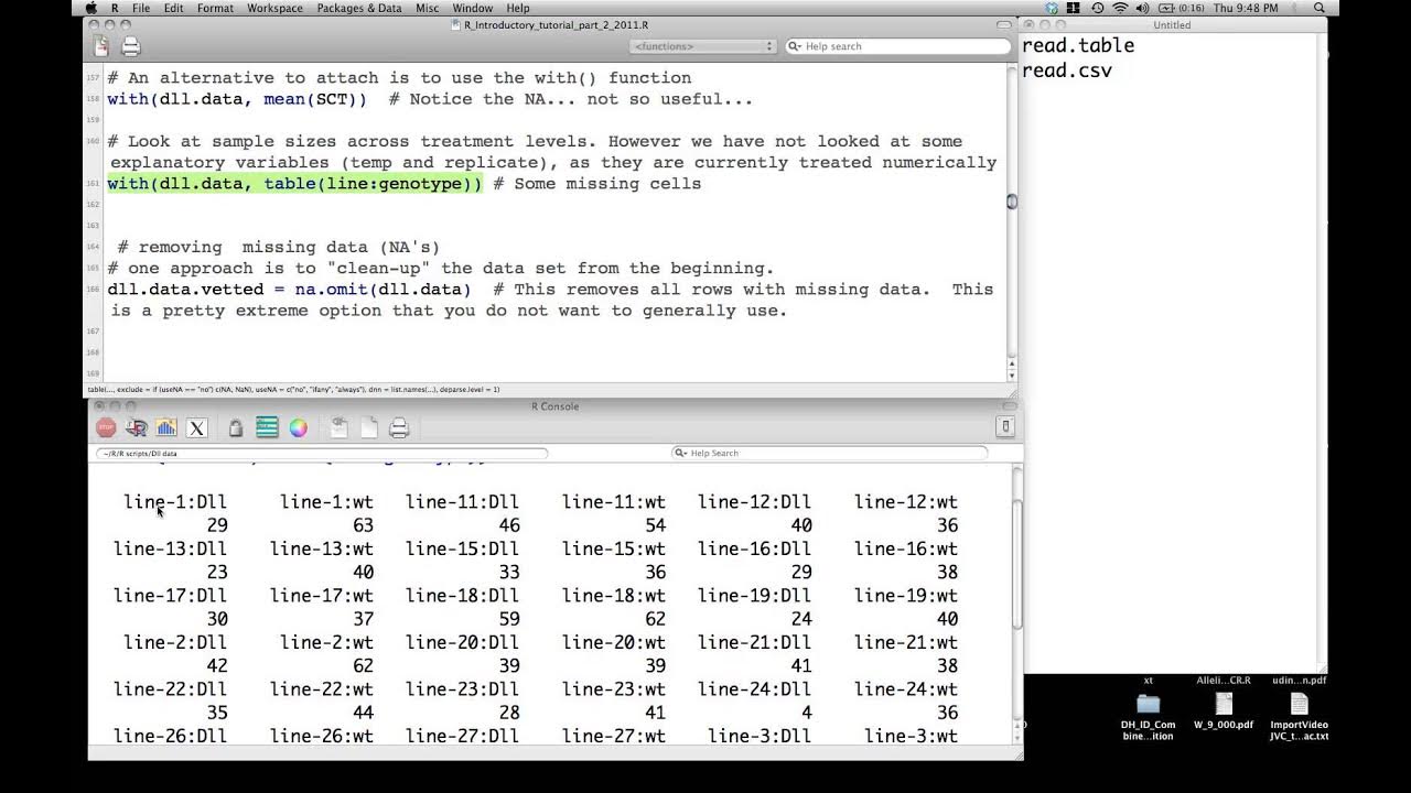 Introduction to R part 8: Getting data into R - YouTube