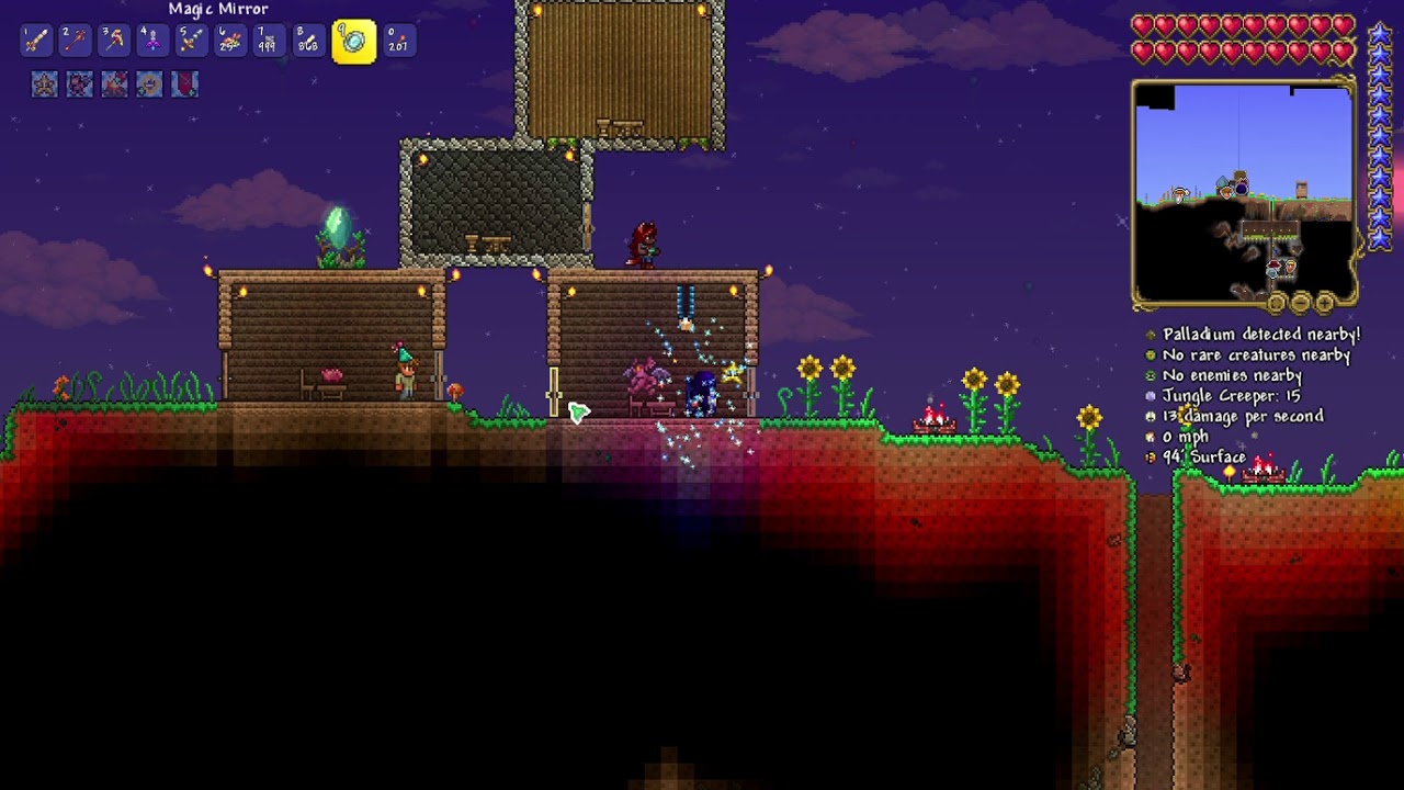 Terraria 1.4 Journey Mode! Fighting Queen Bee and looking for a ...