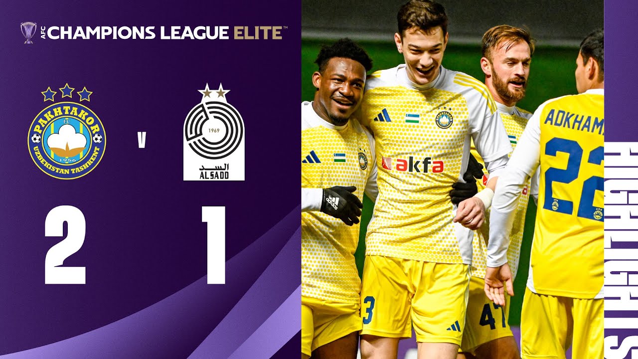 Pakhtakor 2-1 Al Sadd SC | ACL Elite 2024/25 - YouTube