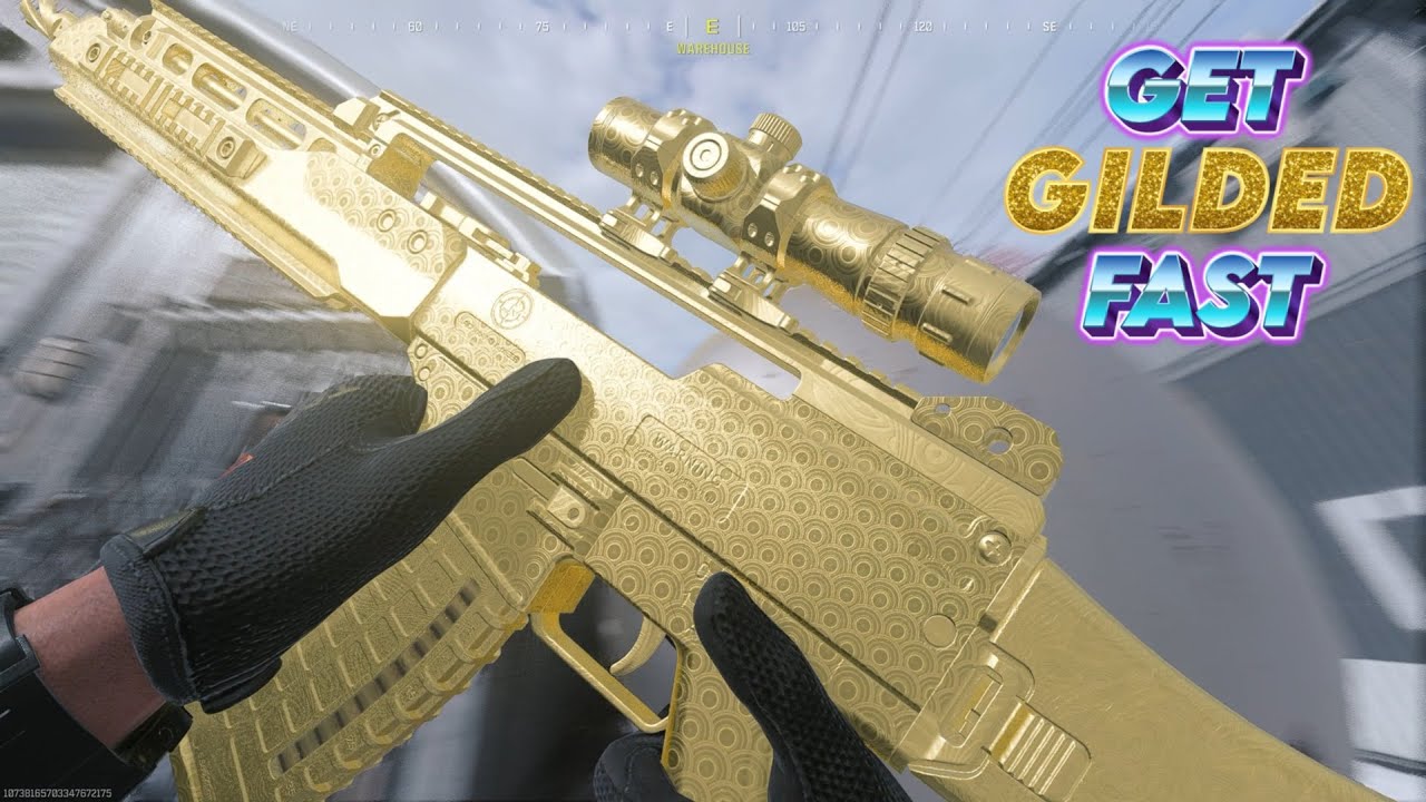 How to get the Holger 556 gilded MW3! Complete gilded Camo Guide! - YouTube