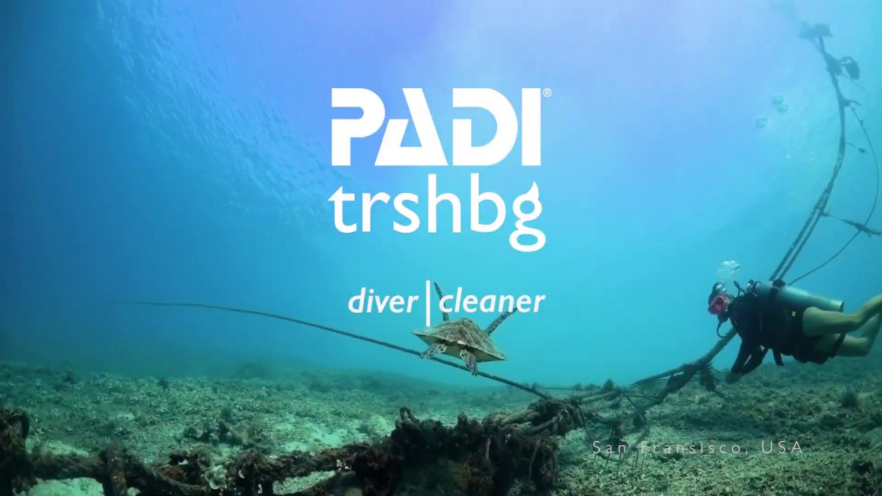 Padi diver Scuba Sarah explains why she uses a trshbg - YouTube