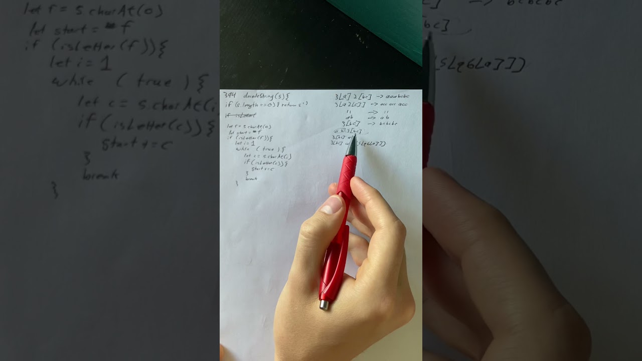 Leetcode 394 Solution Decode String Recursion Medium Part 1 3745