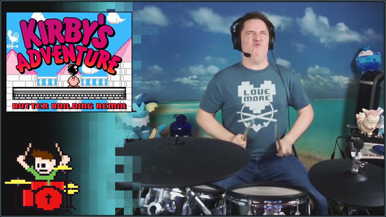 Kirby's Adventure - Butter Building Remix On Drums! - YouTube