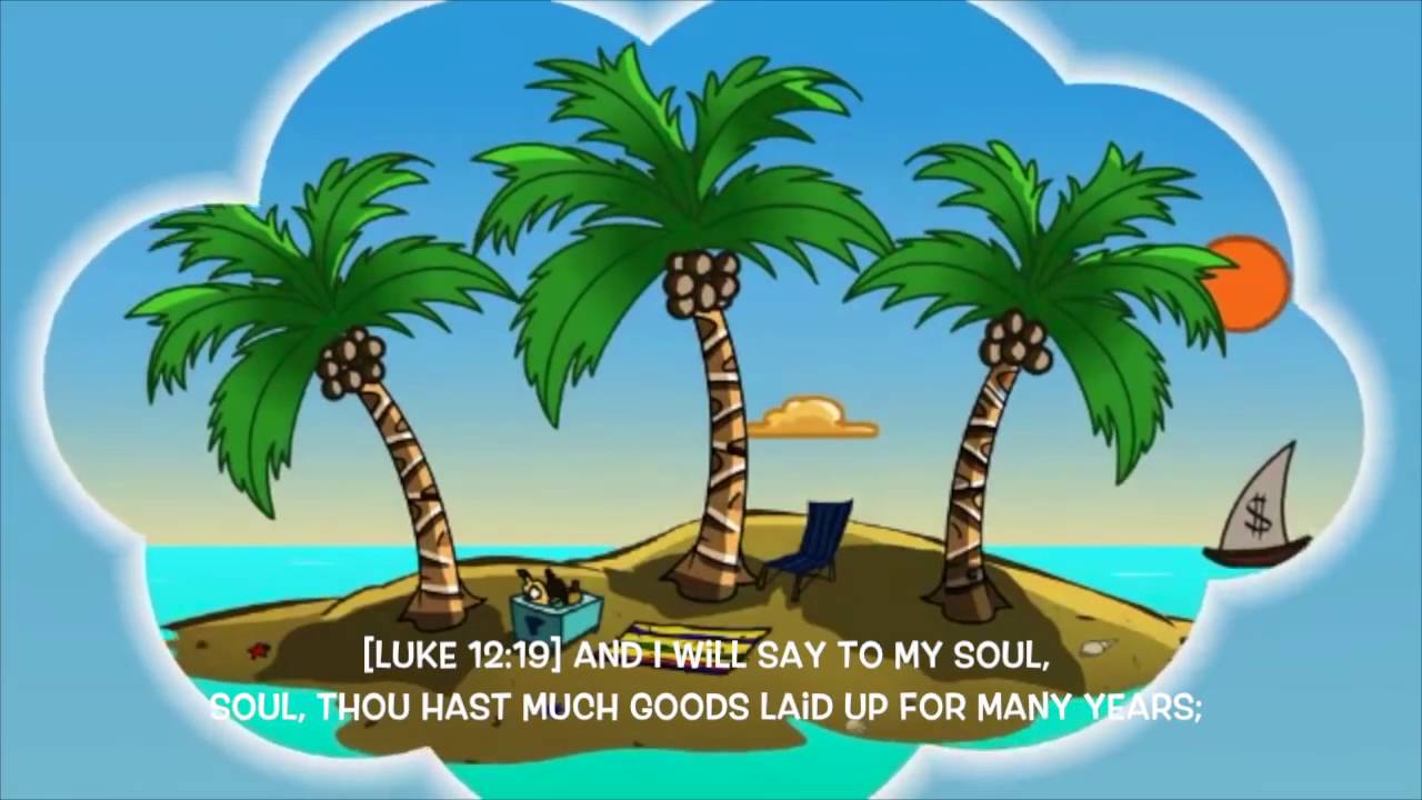 The Rich Fool Luke 1215 21 KJV Bible Cartoons for Children - YouTube