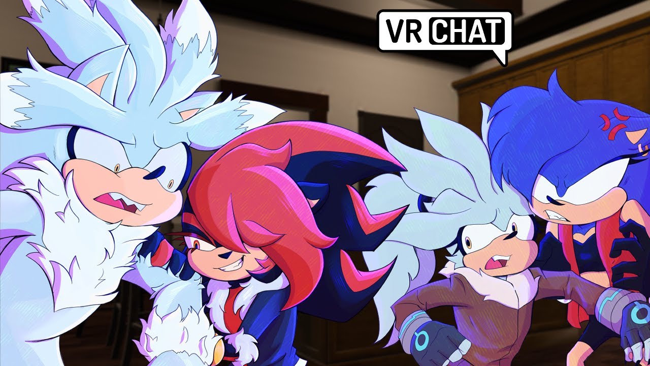 Werehog Silver's Chaotic Night With Female Team SSS! (VR Chat) - YouTube