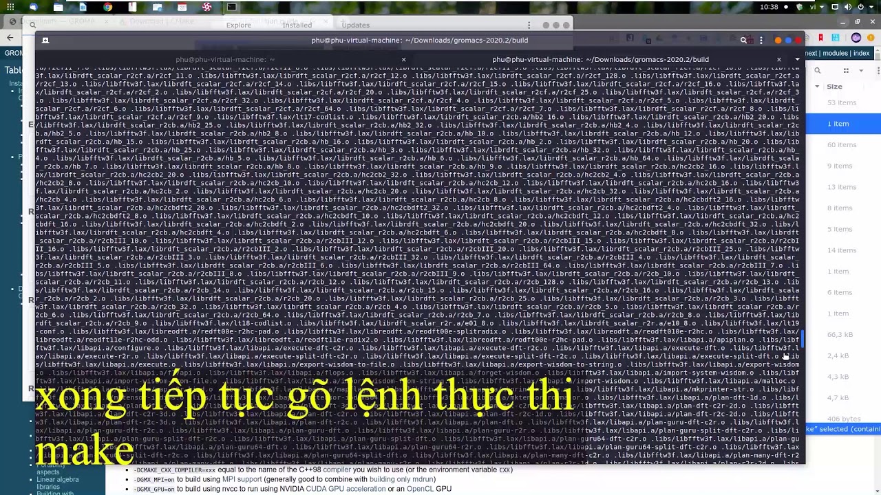 Cài đặt Gromacs II Mô phỏng MD trên Linux II Unbutu 20.04 LTS - YouTube