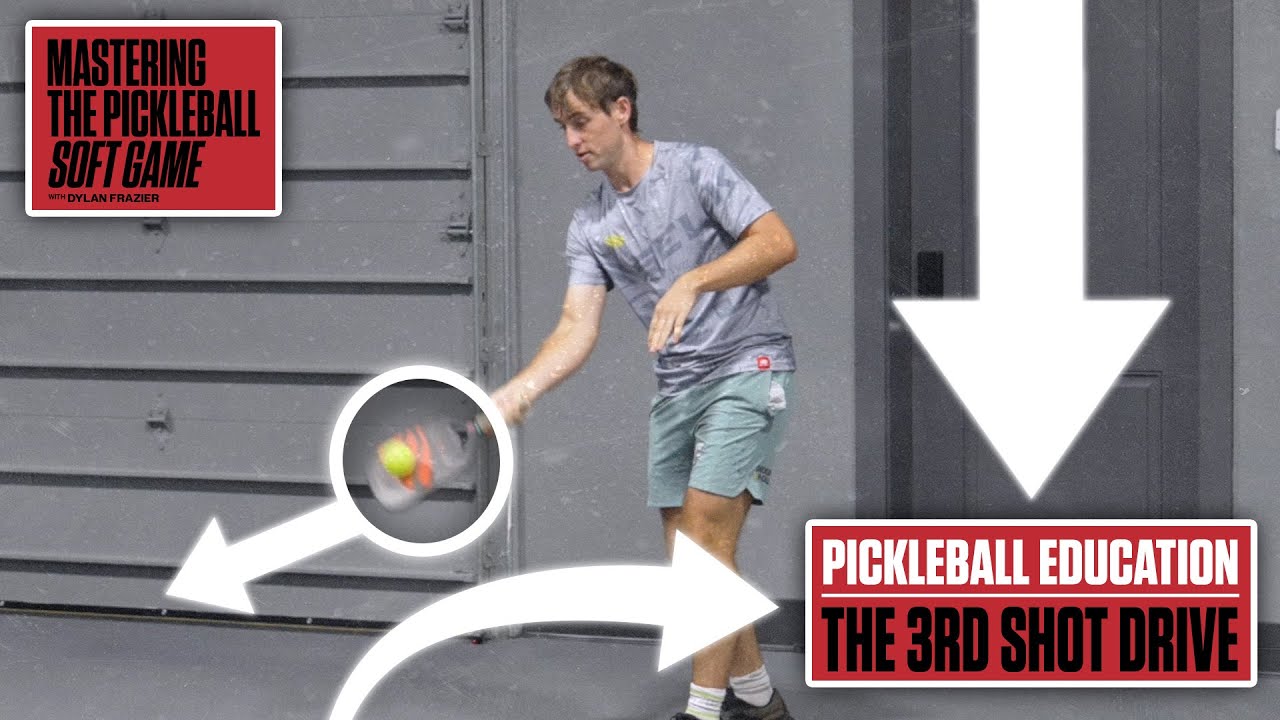 Pickleball 3rd Shot Drive Techniques: When To Use It - YouTube
