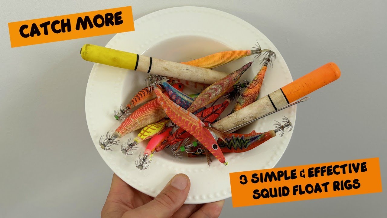 SQUID JIGGING TIME | 3 SIMPLE & EFFECTIVE SQUID JIG & FLOAT SETUPS | 3 ...