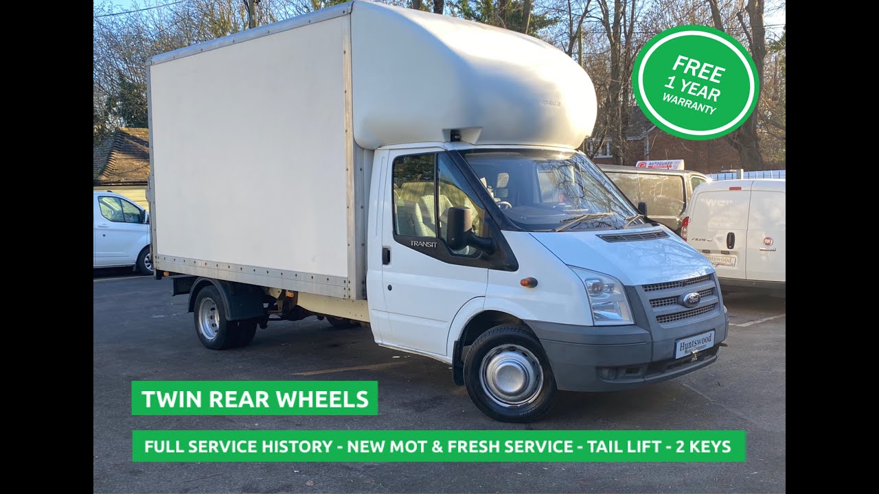 2013 FORD TRANSIT LUTON WHITE MANUAL WITH TAIL LIFT - 132K MILES - FOR ...