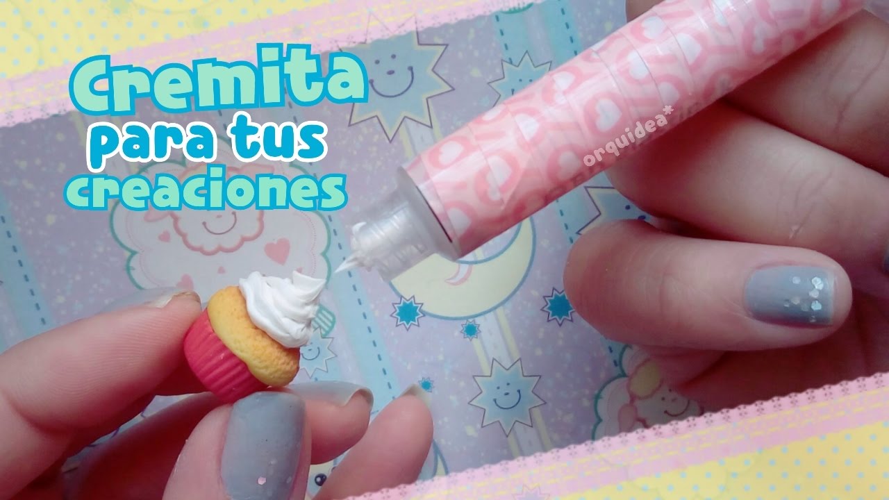 Como hacer Cremita para tus creaciones de PORCELANA FRIA 💜 - YouTube