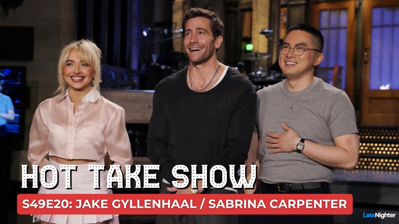Jake Gyllenhaal / Sabrina Carpenter SNL Hot Take Show - S49 E20 - YouTube