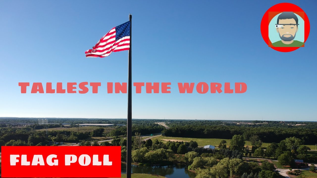 Tallest flag pole in the United States Sheboygan Wisconsin roadside ...