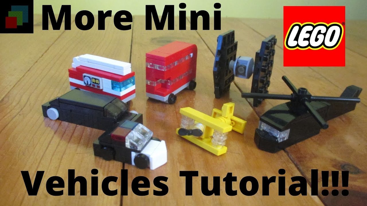 Mini Lego Vehicles Tutorial Part 2 - YouTube