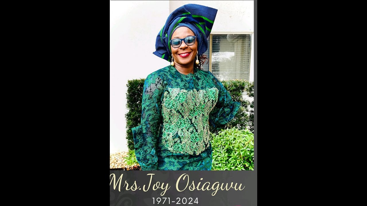 Live Streaming Service of songs in memory of Joy Osiagwu- November 13th ...