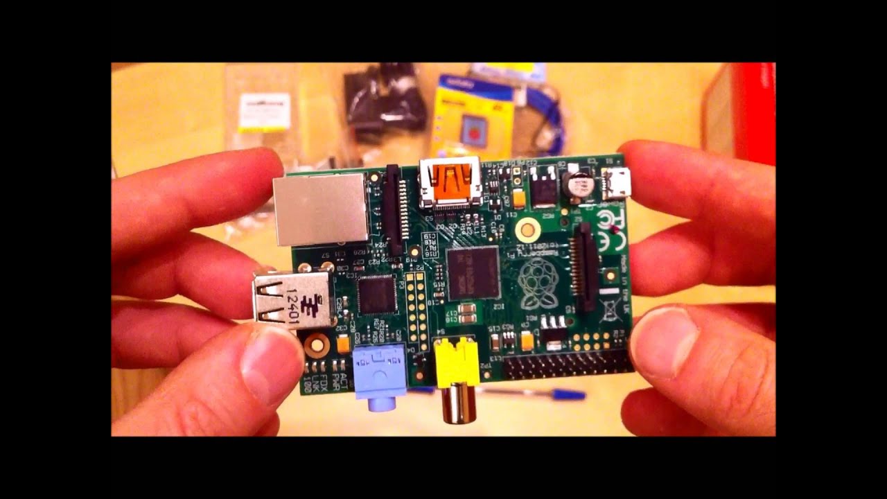 Raspberry Pi model B - Starter Kit Basic - YouTube