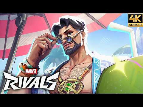 Marvel Rivals - Doctor Strange (Nautical Mystic Skin) Gameplay Showcase (4K 60FPS)