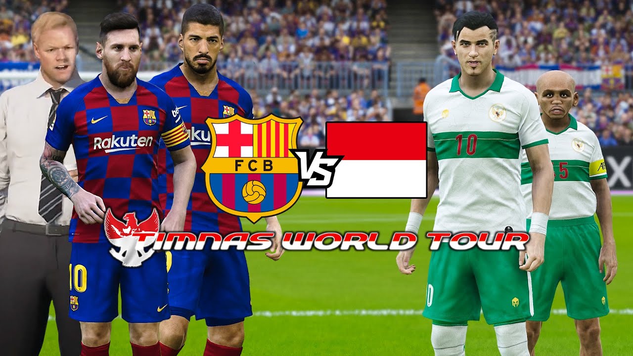 INDONESIA VS BARCELONA | TIMNAS GARUDA TANTANG TIM YANG PERNAH JUARA ...