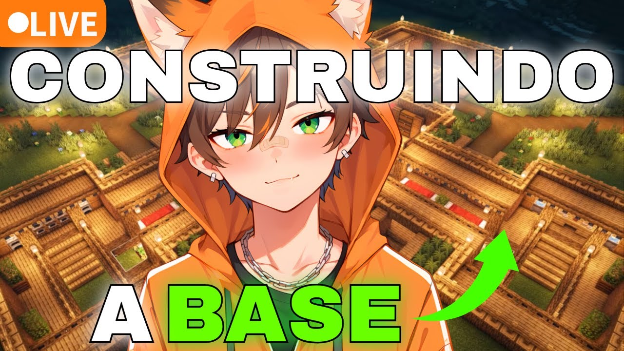 (VTUBER) AK1RAFOX - VOLTANDO A SAGA DE CONSTRUIR A BASE | MINECRAFT - YouTube