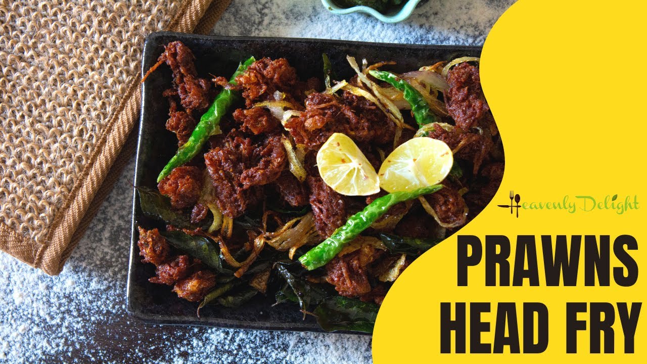 Prawns Head Fry | How to prepare Prawns Head Fry | Prawns Recipe - YouTube