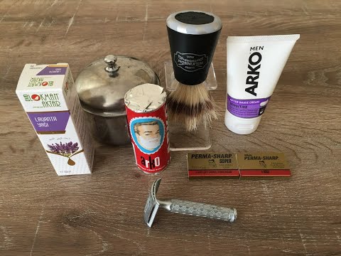 Raif Shaving- YUMA- Gillette Permasharp vs Permasharp Süper- ARKO LAVANTA Tıraş Sabunu