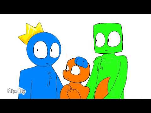 Mr. sqidward open the door!  || Animation meme rainbow friends