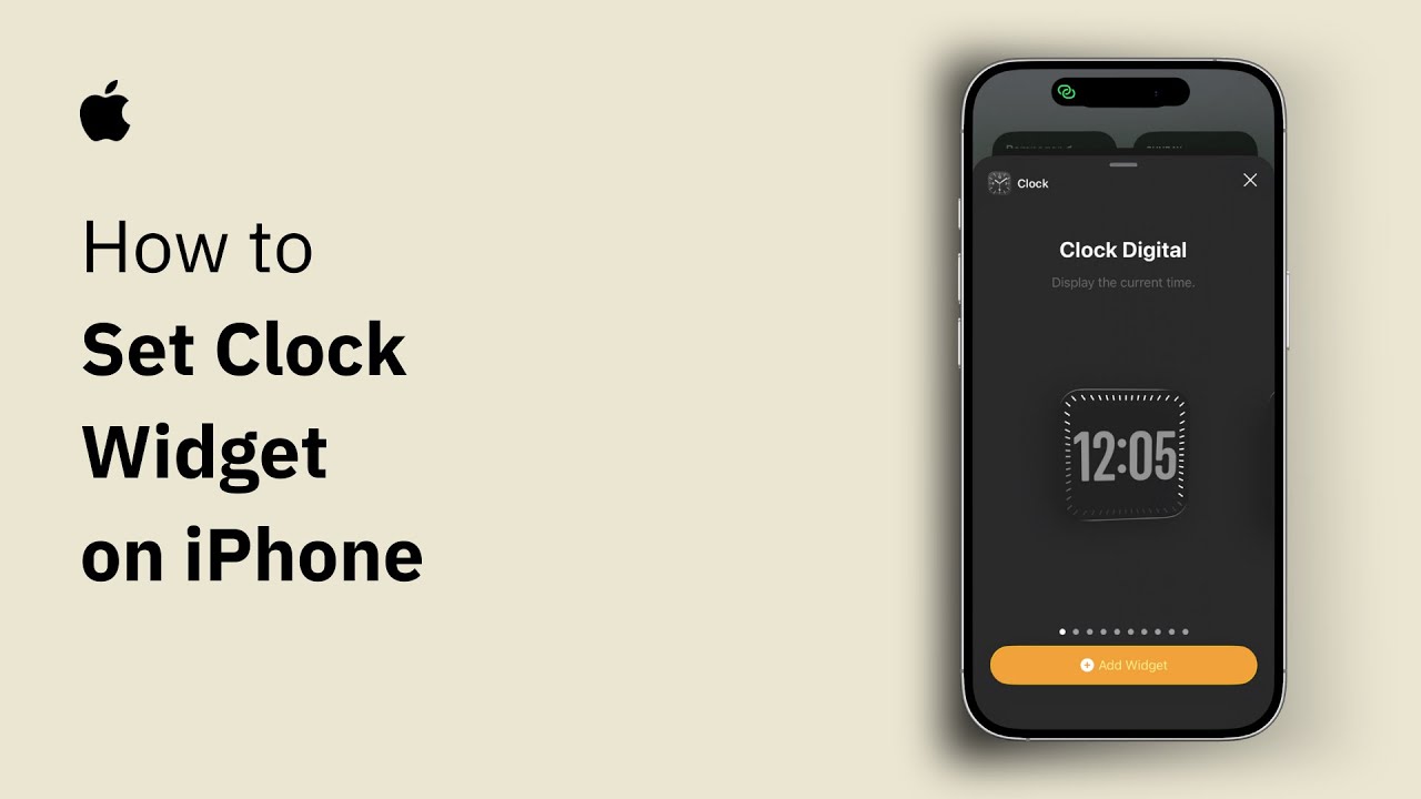 How To Set Time Widget On iPhone (iOS 26) - YouTube
