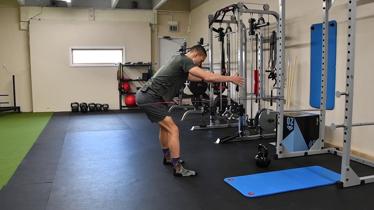 Banded Reverse Hip Hinge - YouTube
