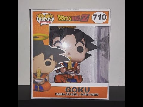 Como hacer una caja funko pop con metasequoia, dragonball papercraft ...
