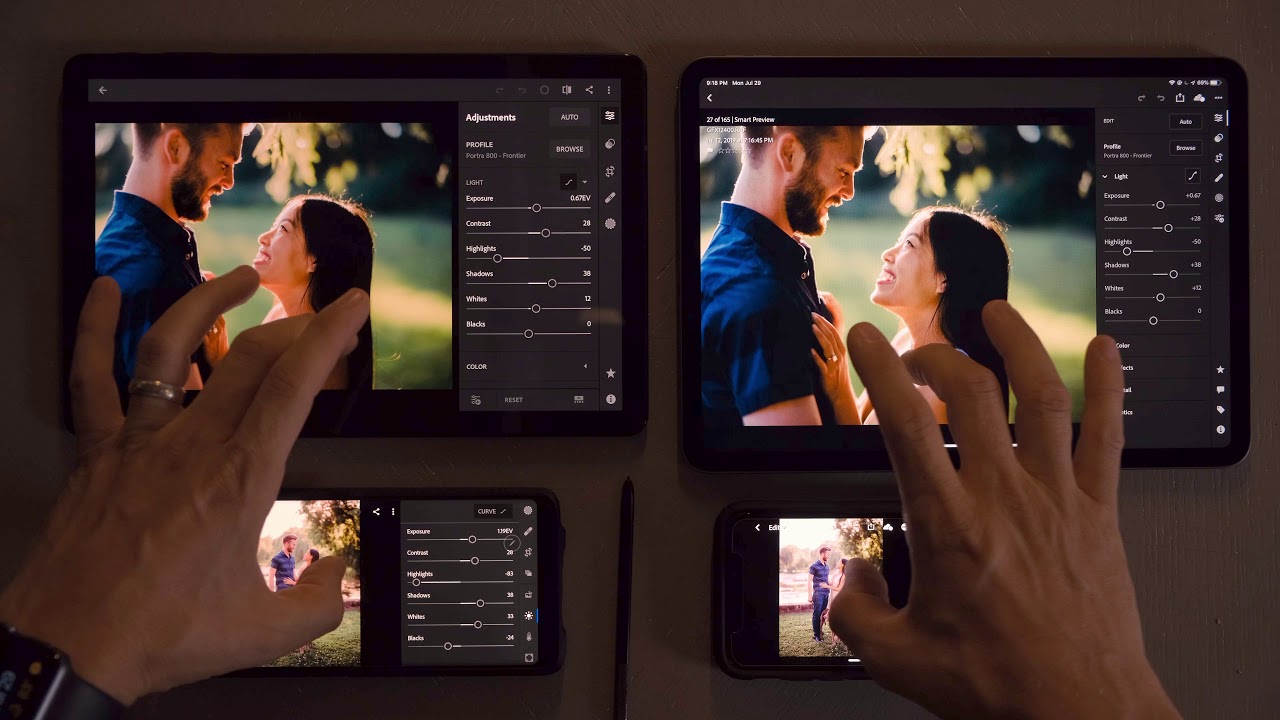 Lightroom Mobile - Android + Apple Performance. iPad Pro, Galaxy Tab S4 ...