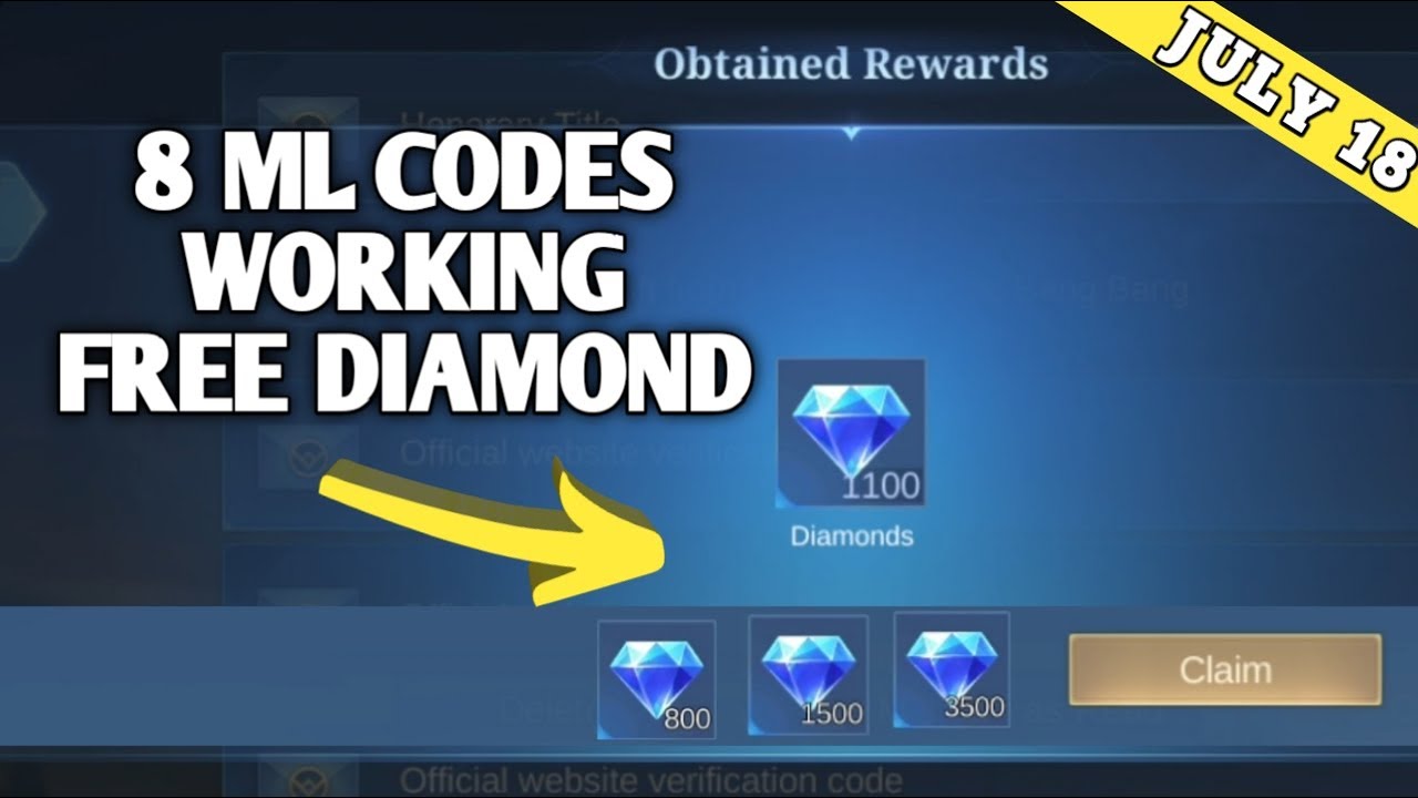 8 NEW WORKING ML DIAMOND REDEEM CODE + Balmond Epic Skin Infernal Warlord Gameplay || Mobile ...