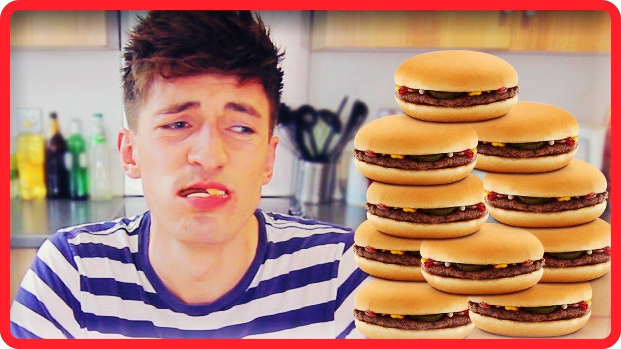 10 BURGERS IN 10 MINUTES CHALLENGE! (100k Subscribers) - YouTube