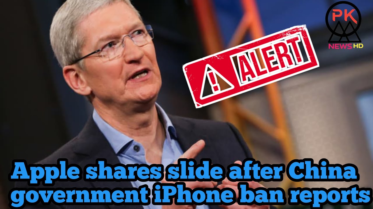 Apple shares slide after China government iPhone ban reports | Pk News ...