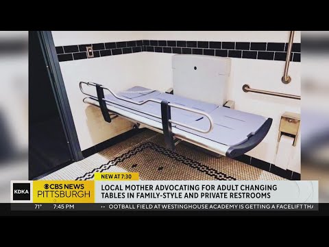 Local mom pushing to bring more adult changing tables to public family restrooms