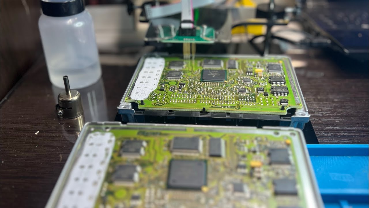 Клонирование бу блока BOSCH ME9.2.2 (ME9+) BMW E70 4.8i - YouTube