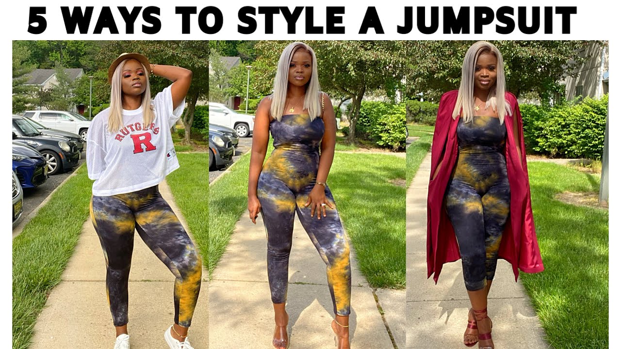 HOW TO STYLE A JUMPSUIT IN 5 DIFFERENT WAYS #FASHIONOVA - YouTube
