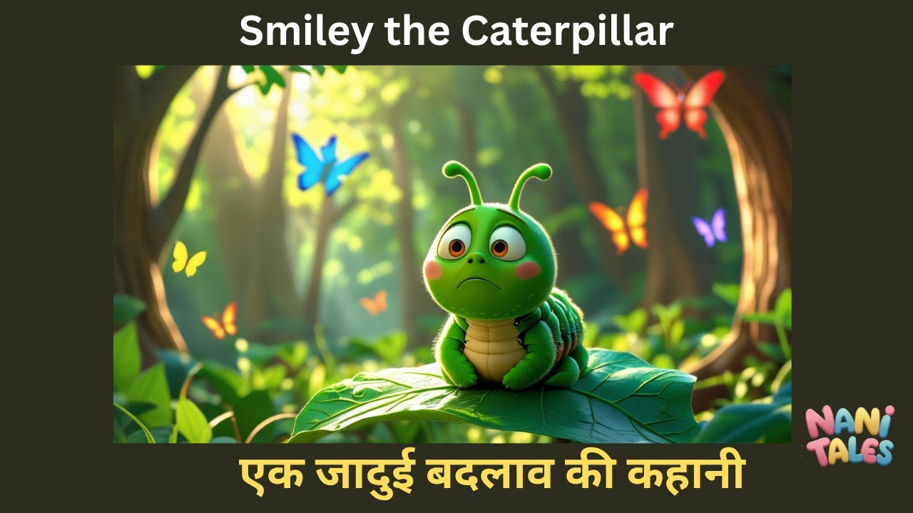 Smiley the Caterpillar – A Butterfly's Journey | Never Give Up Story ...