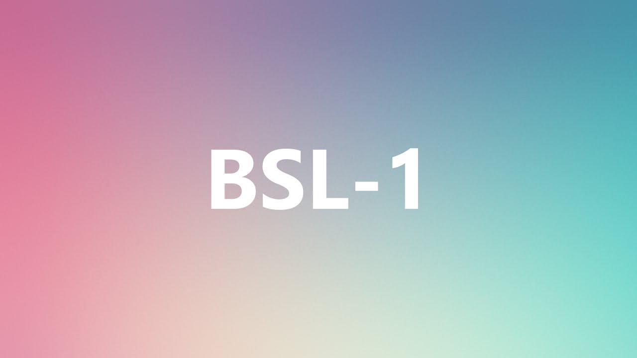 BSL-1 - Medical Meaning and Pronunciation - YouTube
