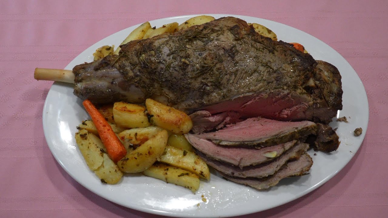 Italian Grandma Makes Roasted Leg of Lamb - YouTube