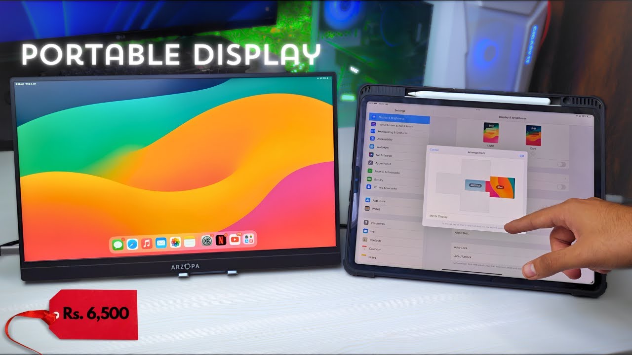 Cheapest Portable Monitor | Best under Rs 7,000 | Type C - YouTube