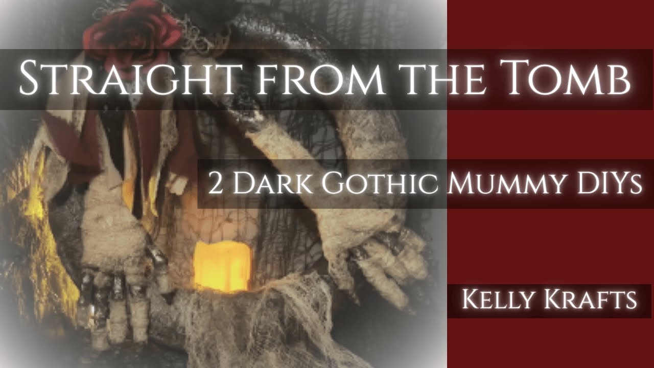 2 Haunting Mummy Halloween DIYs | Gothic Decor Straight from the Crypt ...