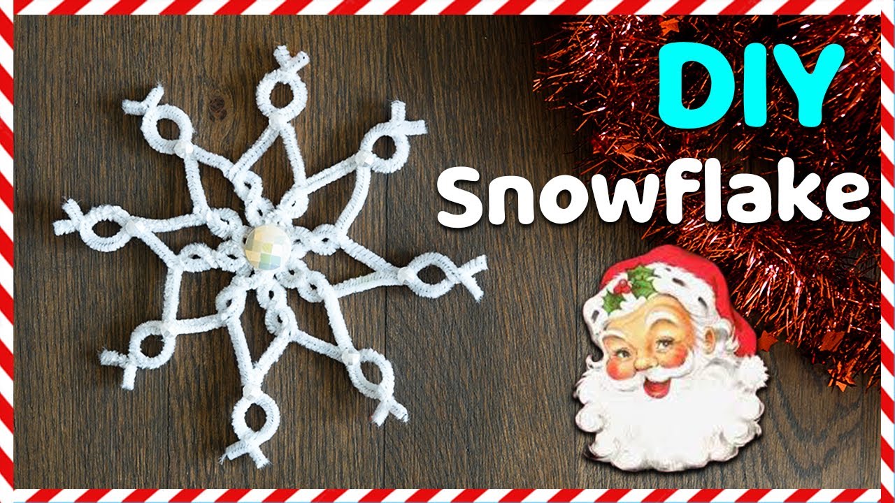 How to make a Snowflake (Quick & Easy) ️ DIY Christmas Decorations 2021 ...