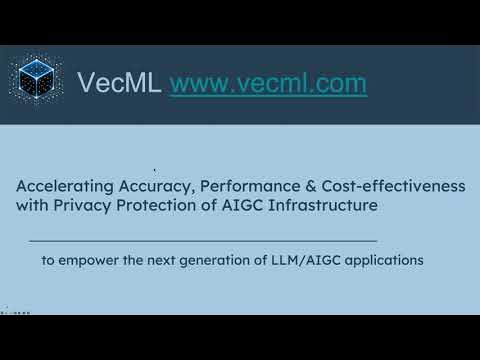 VecML Large Language Model (LLM) AIGC Infrastructures - YouTube
