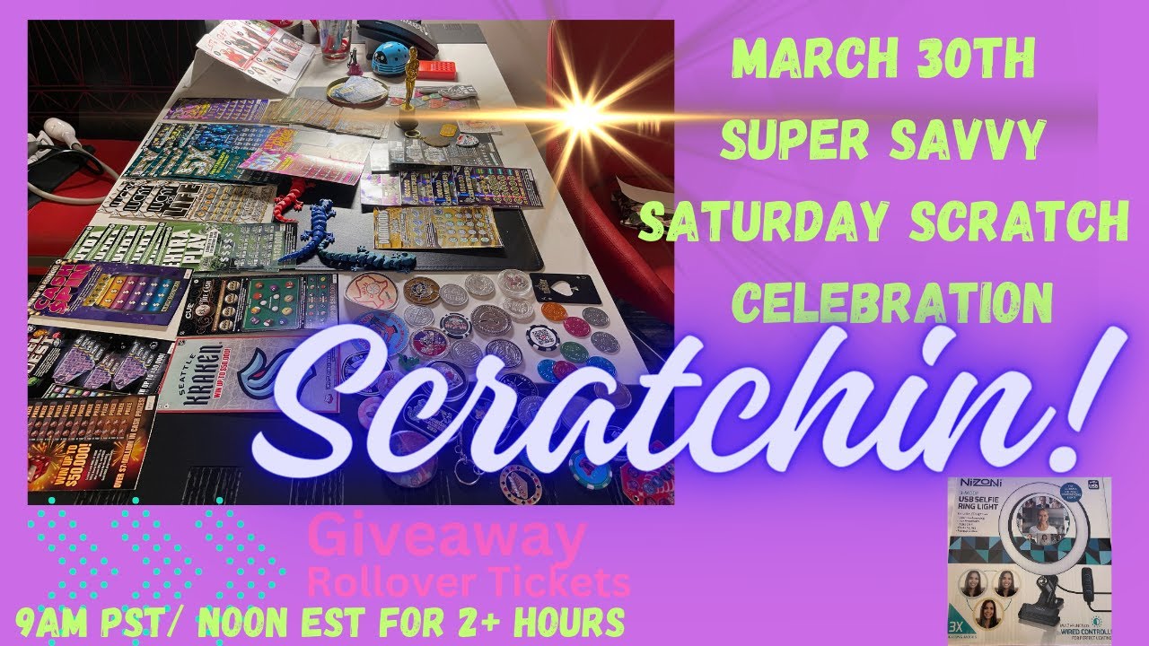 🍀🩷💰MARCH 30TH SCRATCH GIVEAWAY PROMO - YouTube