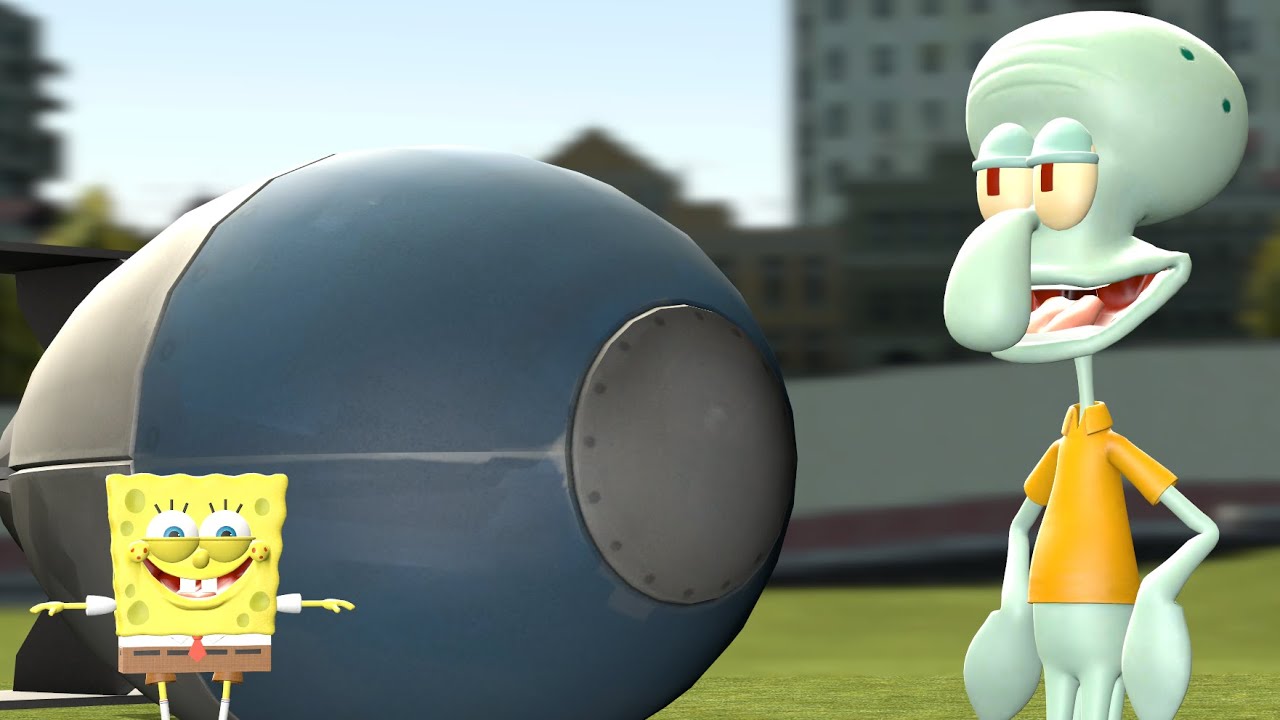 Hi Squidward but in Garry's mod - YouTube