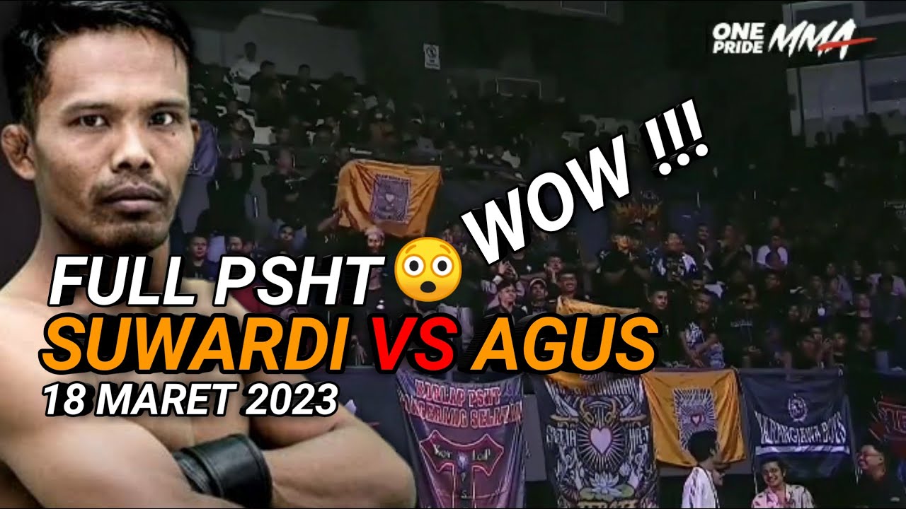 [Full PSHT] Highlight kemenangan Suwardi becak lawu vs agus || one ...