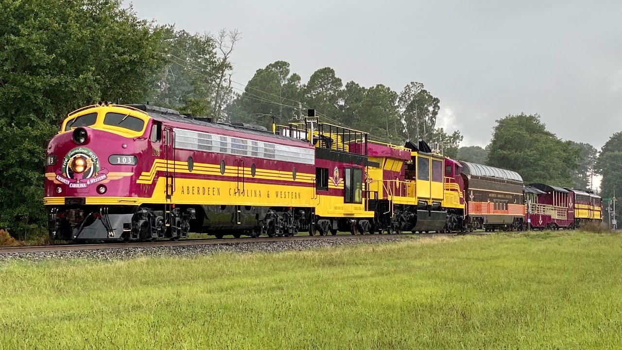 ACWR Peach Festival Equipment Move Back to The Shop - YouTube